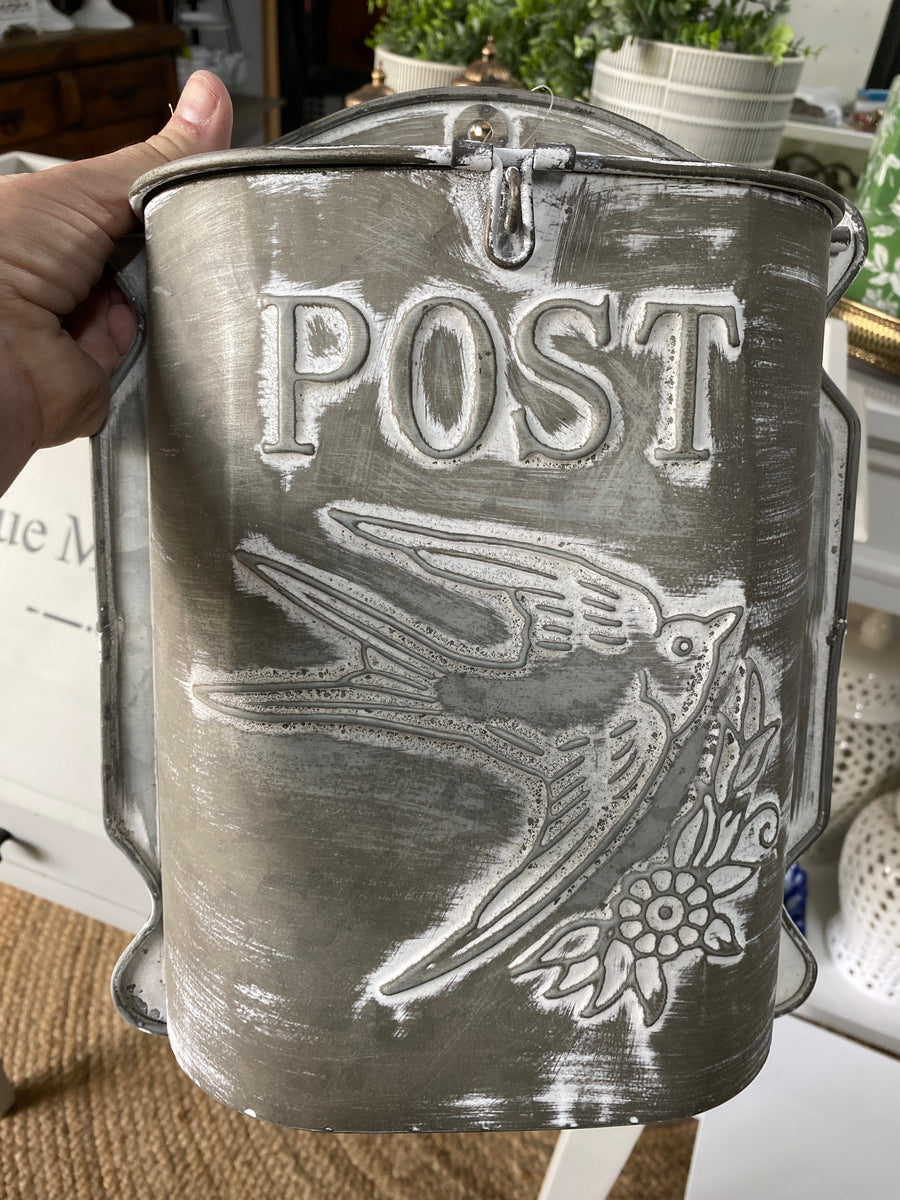Metal post box – Down Vintage Lane