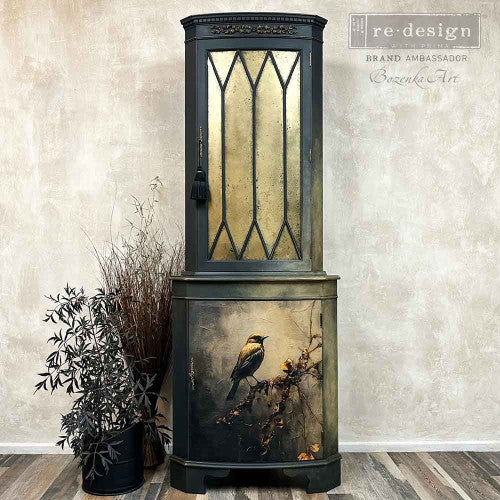 Redesign with Prima A1 Decoupage Fiber Rustic Refuge – Down Vintage Lane