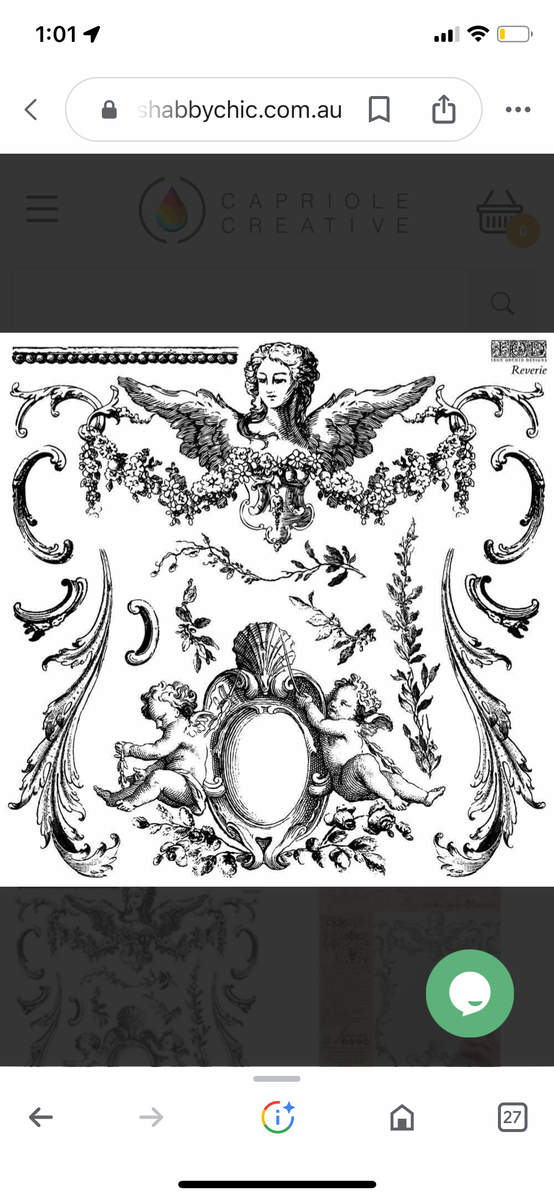 IOD REVERIE 12X12 DECOR STAMP – Down Vintage Lane